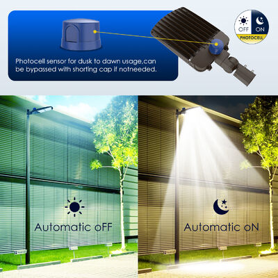 Waterproof Dimmable Outdoor LED Parking Lot Lights IP65 Bronze